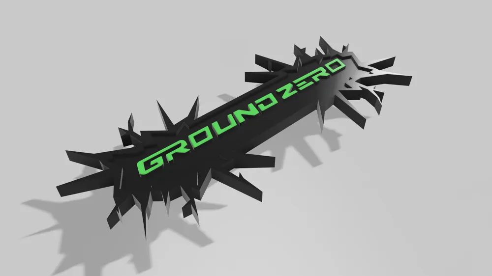 LOGO GROUND ZERO 3D by Maico3131 - MakerWorld