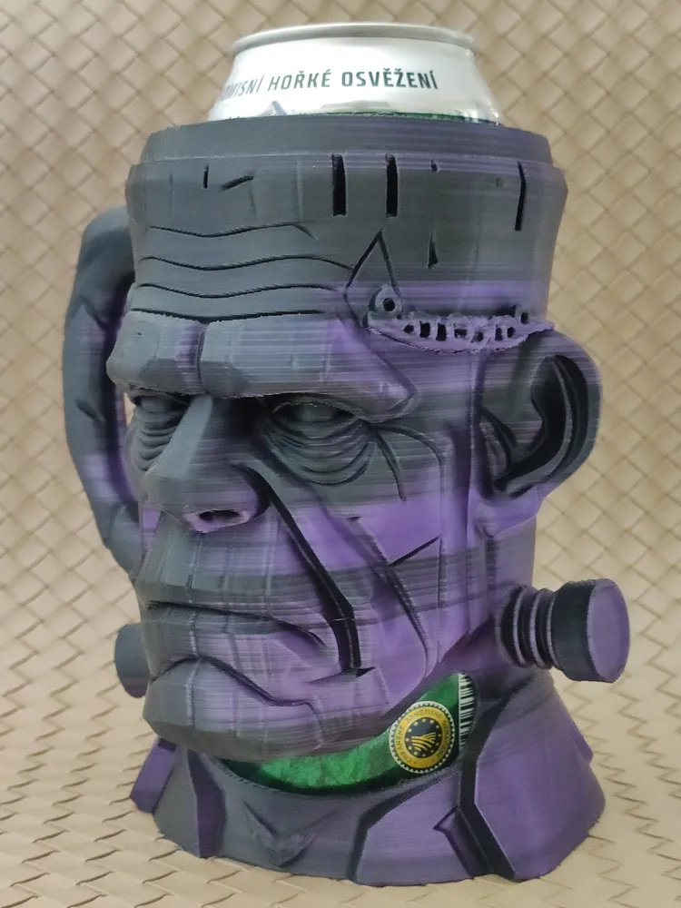 Frankenstein Can Holder / Beer mug by RUMcajz MakerWorld: Download Free ...
