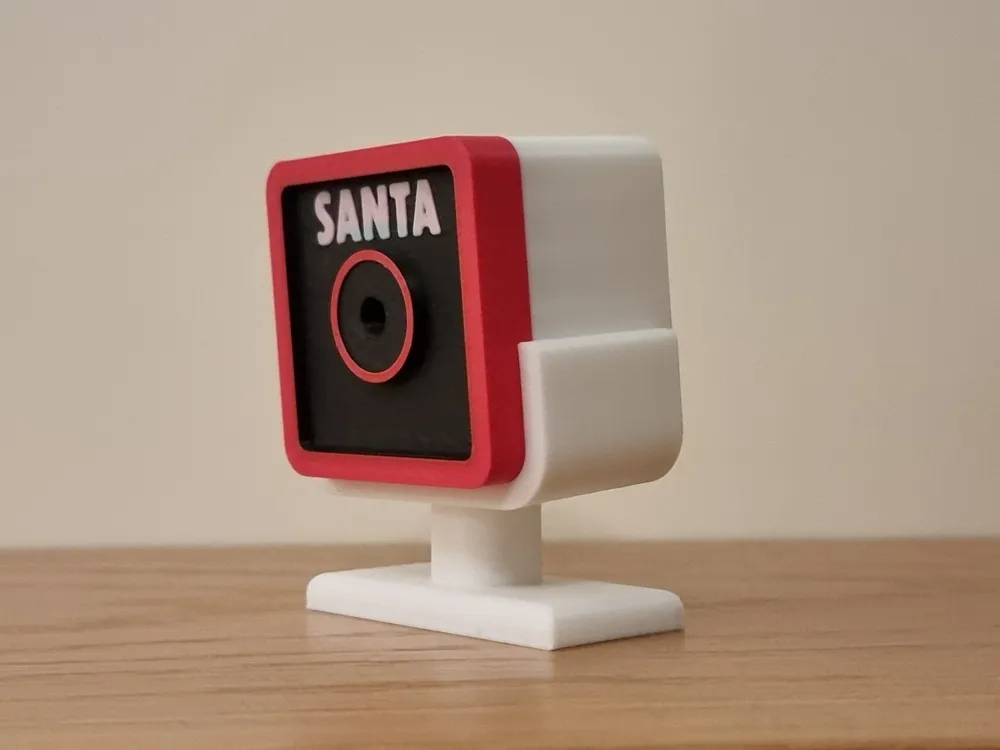 Santa Cam Cube - Naughty or Nice Santa/Elf Camera - Free 3D Print Model ...