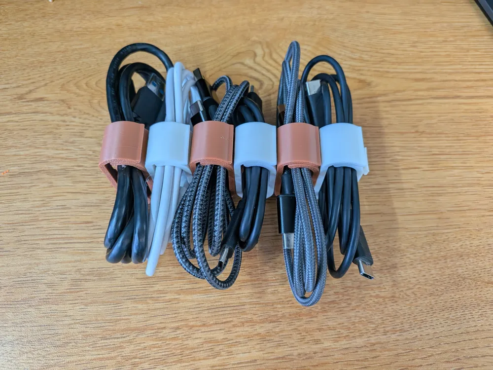 Modular Stacking Cord Wrap, Clamp, Clip Organizer - Free 3D Print Model ...