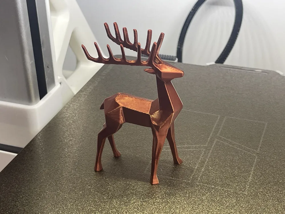 Geometric Reindeer – Christmas Decoration - Free 3D Print Model ...