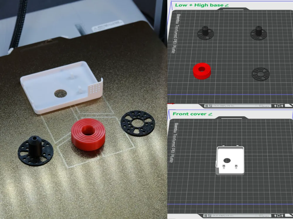 Front cover - Mini filament spool (A1/A1 mini) by BIGprints3D - MakerWorld