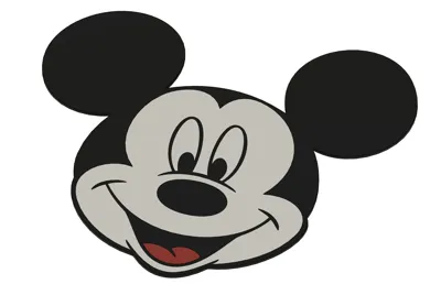 Micky Mouse 2D Coloured Wall Art by DraftID - MakerWorld