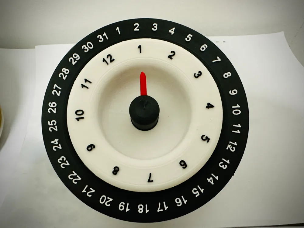 TimeSpinner Calendar by Eliauk - MakerWorld