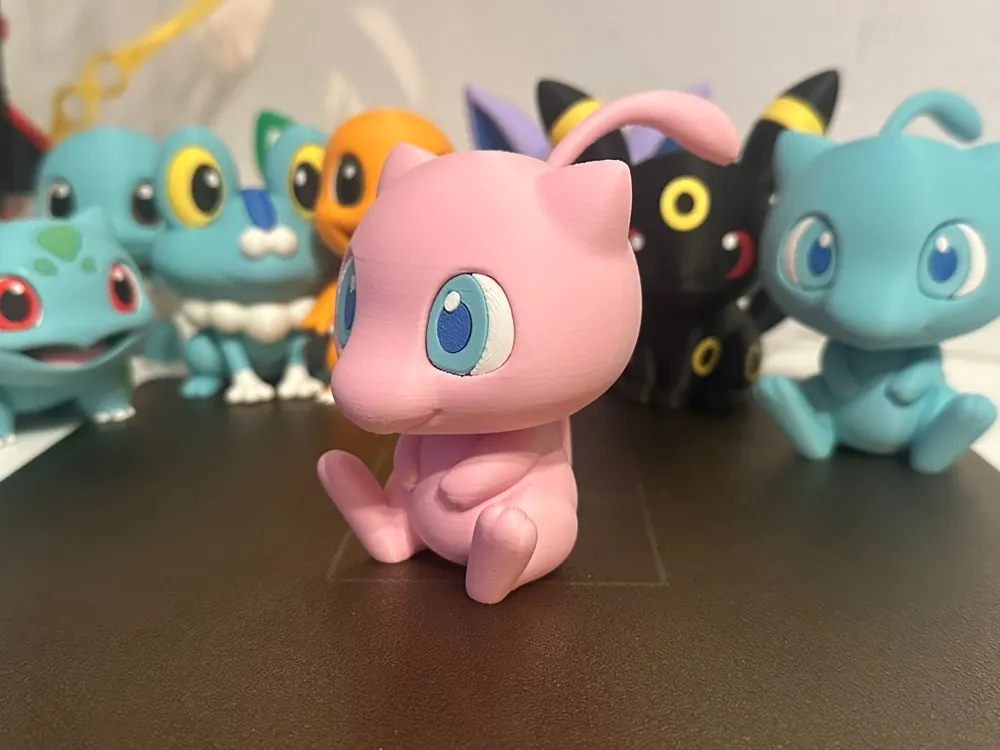 Mew Chibi - Modelo gratuito para impressão 3D - MakerWorld