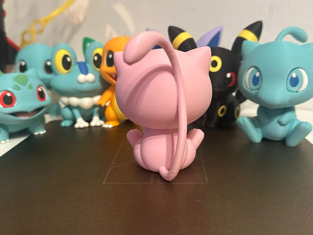 Mew Chibi - Free 3D Print Model - MakerWorld