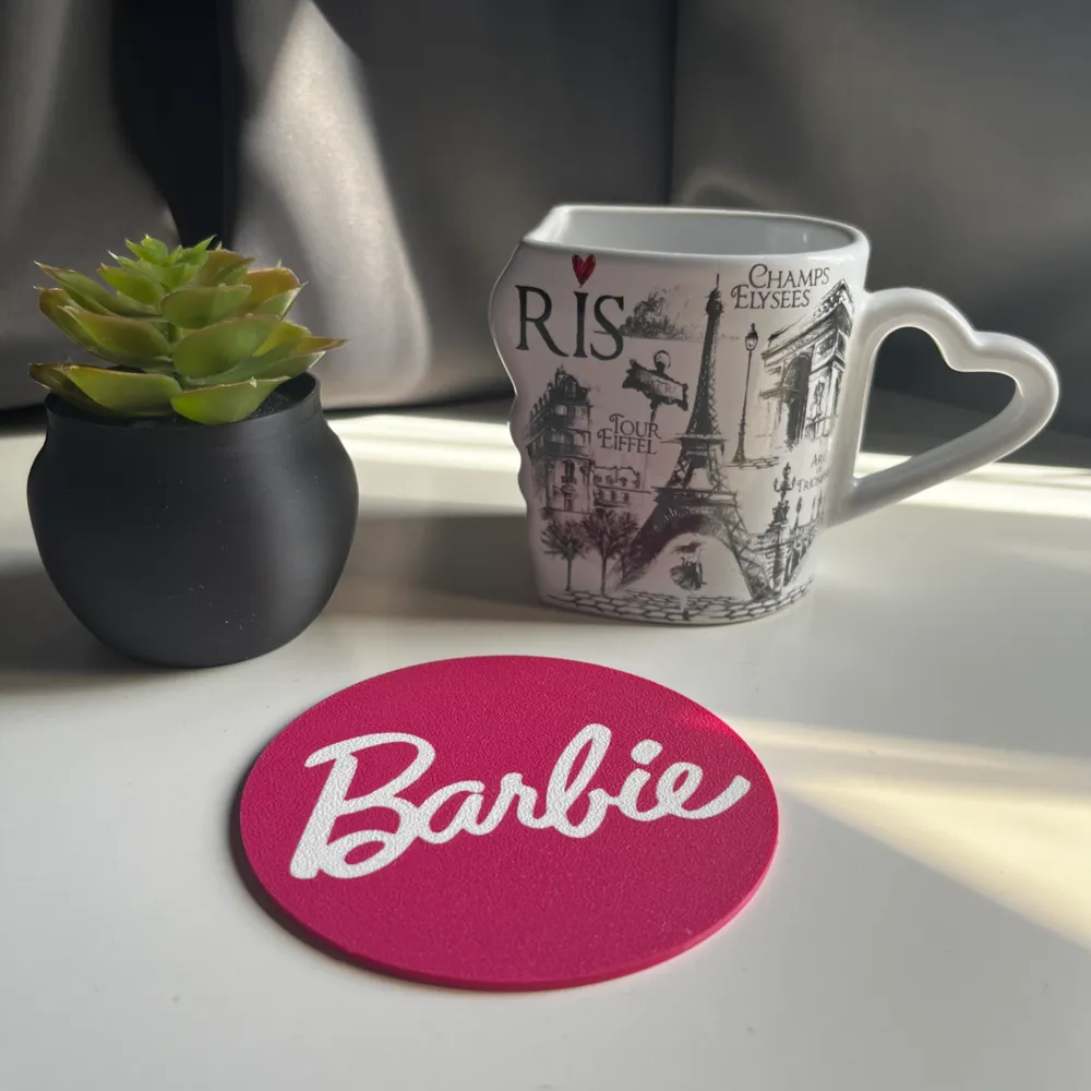 Barbie Coaster by Sophia_TB - MakerWorld