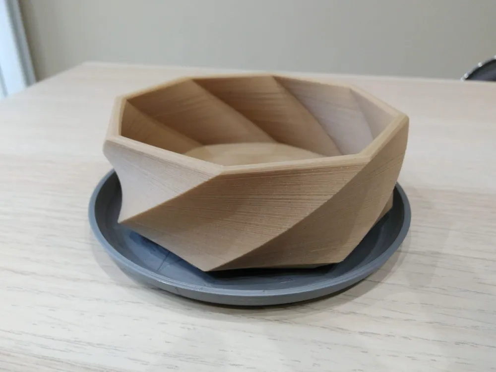 Flower Pot for Bonsai with Coaster by lu_print - MakerWorld