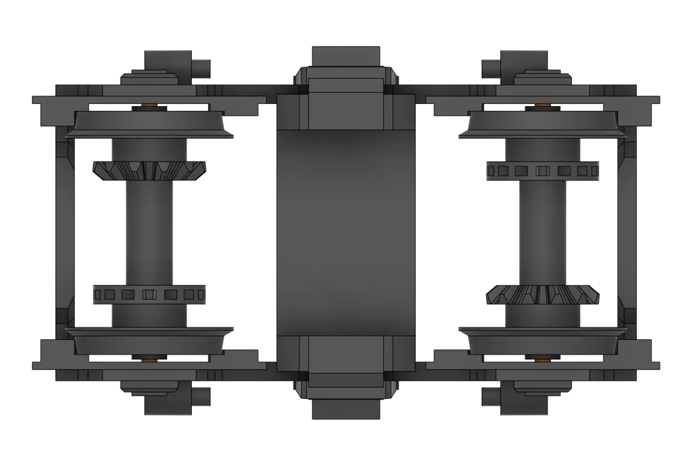 Blomberg B Bogie - Dragon Railway - Free 3D Print Model - MakerWorld
