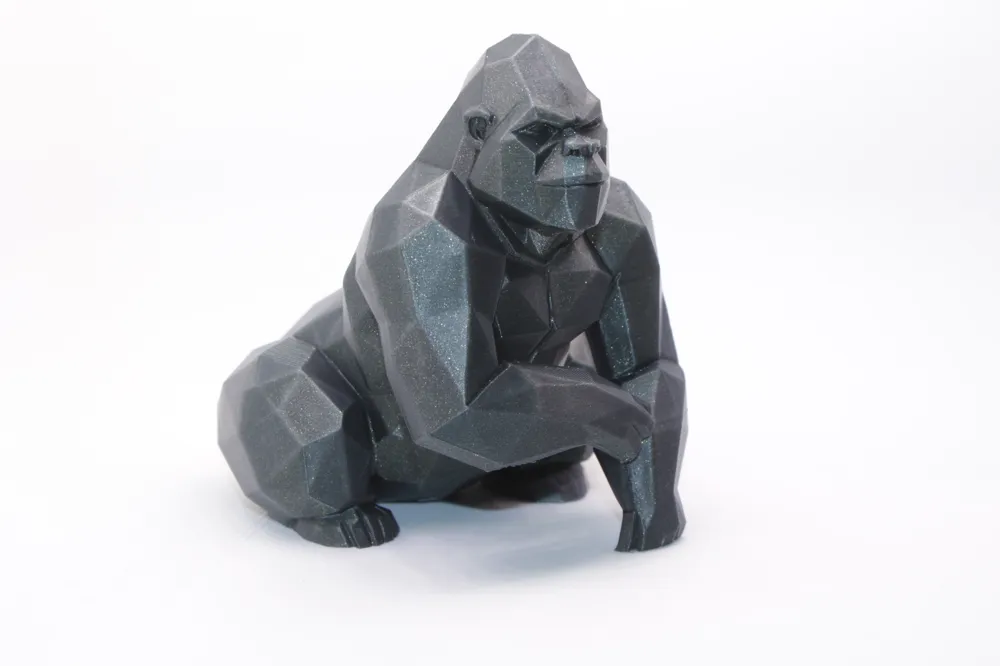 Low-Poly Gorilla "Atlas" - Free Commercial Use - Free 3D Print Model ...