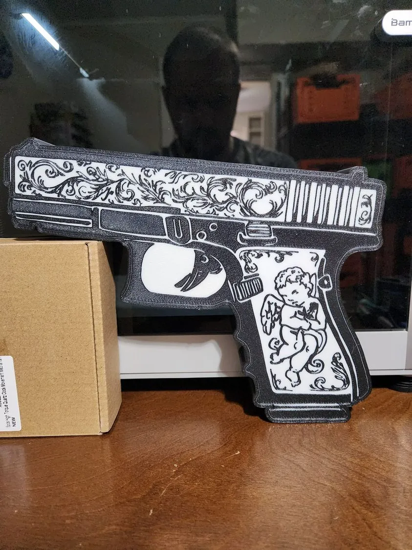 Angel Gun Lightbox by Bromigo77 - MakerWorld