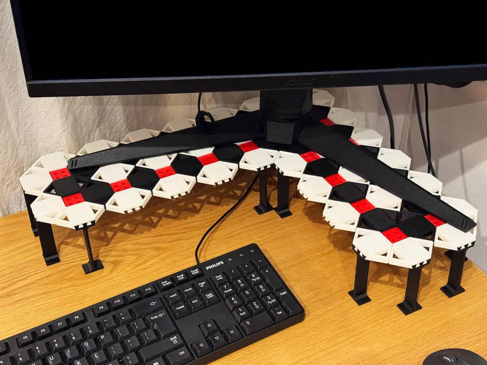 Monitor (Anything) Riser Stackable & Customizable by PrintZag - MakerWorld