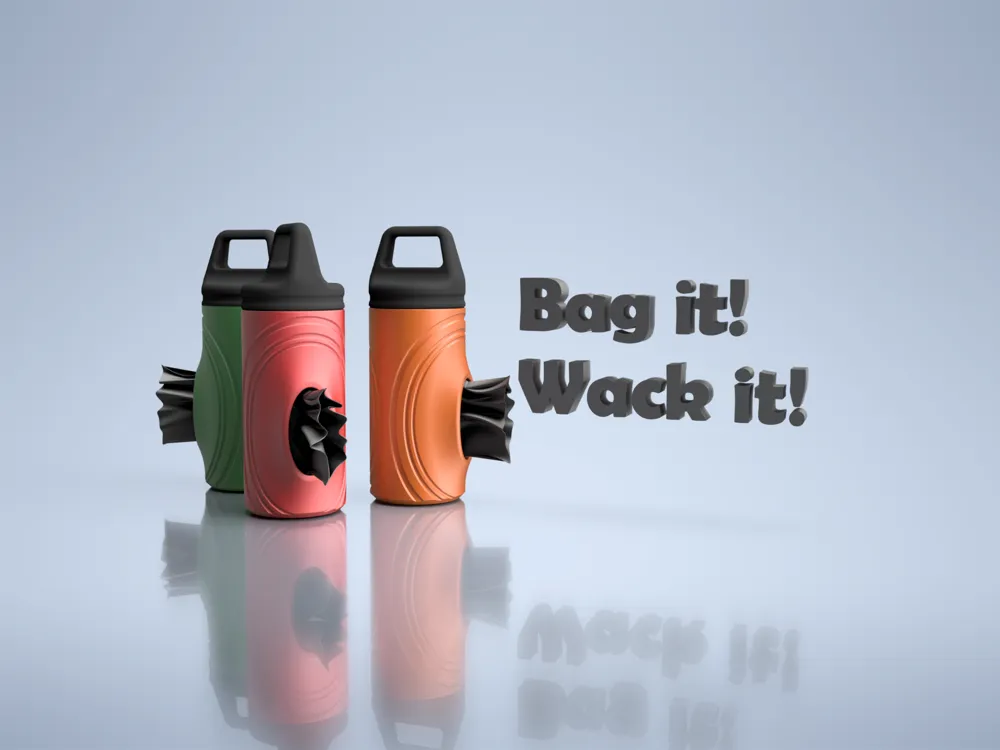 Poop bag dispenser - Free 3D Print Model - MakerWorld