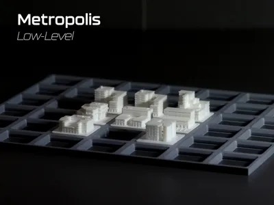 miniCITIES - Metropolis by TomBarry MakerWorld: Download Free 3D Models