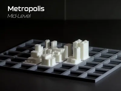 miniCITIES - Metropolis by TomBarry MakerWorld: Download Free 3D Models