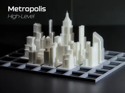 miniCITIES - Metropolis by TomBarry MakerWorld: Download Free 3D Models