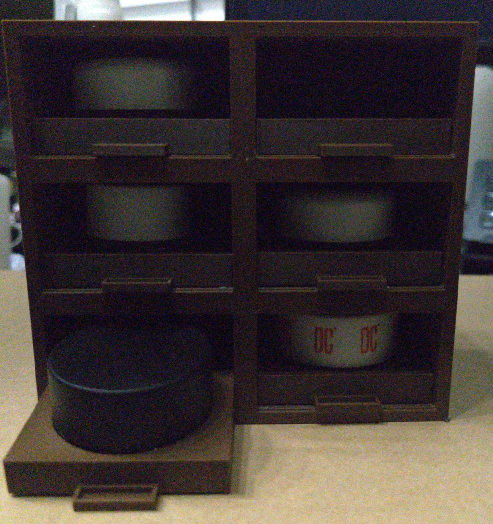 Dab/Concentrate Jar Cabinet with Drawers - Free 3D Print Model - MakerWorld
