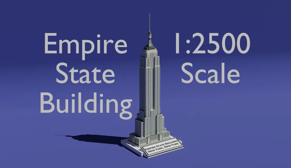 Empire State Building Scale Model Display by maximdivirgilio MakerWorld ...