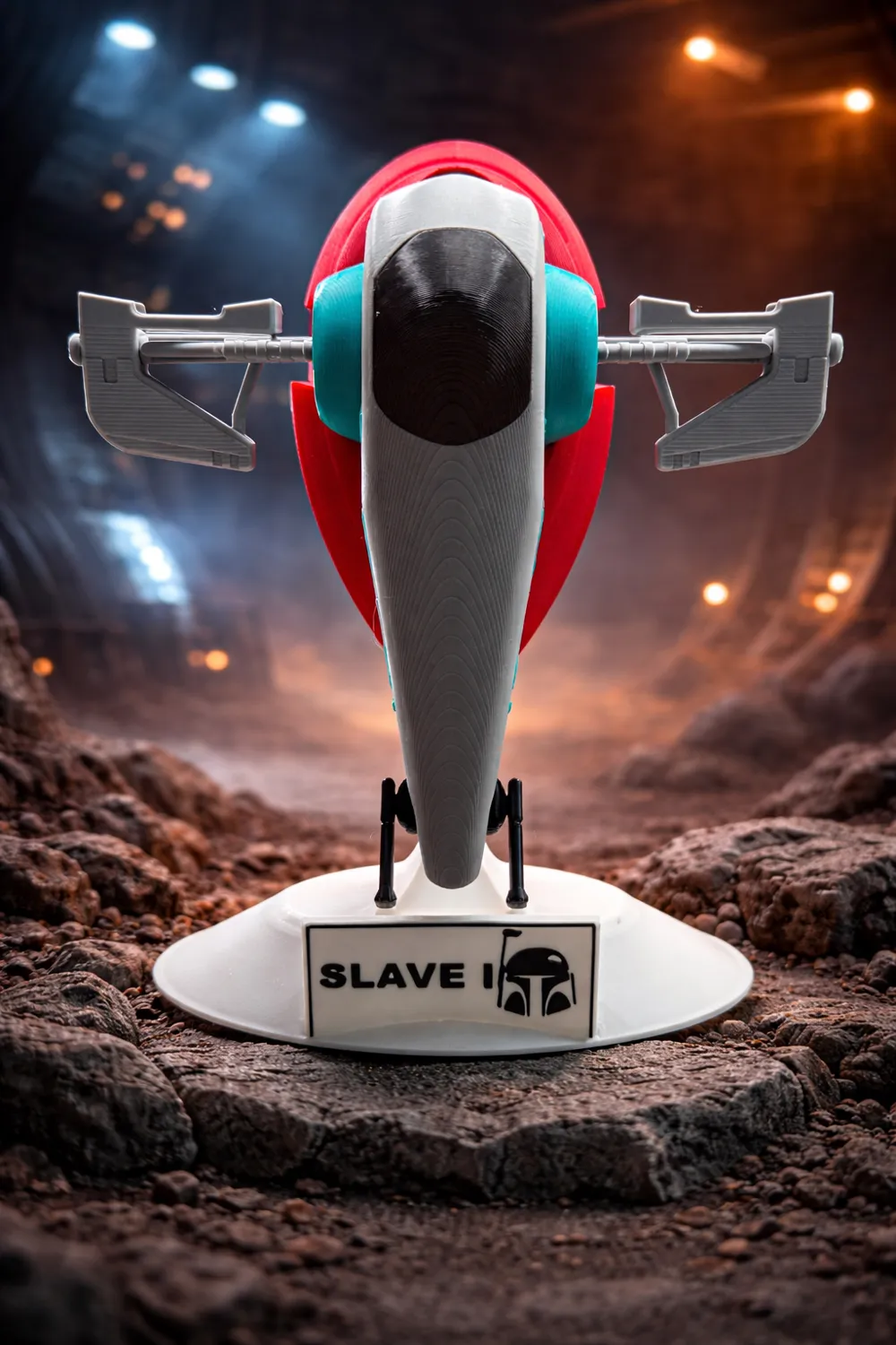 SLAVE I NAVE DE STAR WARS DE BOBBA FETT NO NECESITA AMS - Modelo de ...