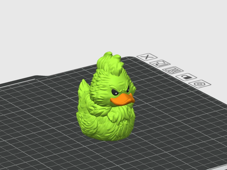 Grinch Rubber Duck Decoration - Free 3D Print Model - MakerWorld