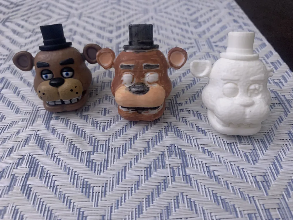 FNAF FUNKO Freddy heads - Free 3D Print Model - MakerWorld