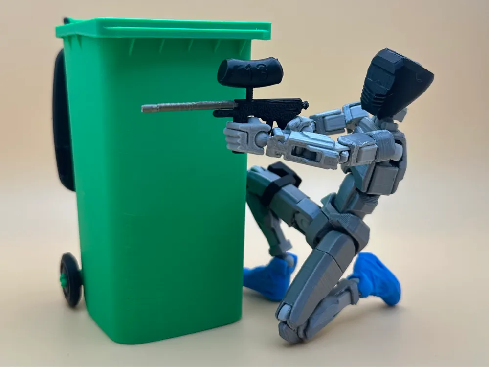 Dummy 13 Paintball Gun and Mask - Free 3D Print Model - MakerWorld