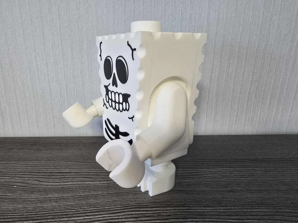 Dead SpongeBob - Skeleton * 500% ~14cm - Free 3D Print Model - MakerWorld