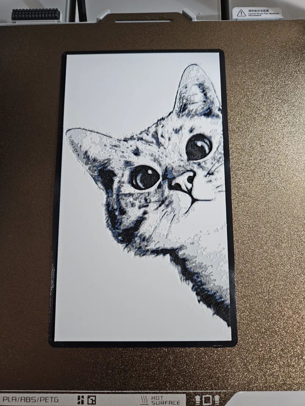 That Goofy Gray Cat Hueforge by ZanderDesign - MakerWorld