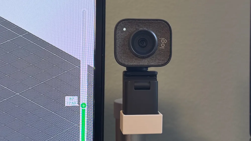 Logitech Streamcam Monitor Post Mount by mike.pesh MakerWorld: Download ...