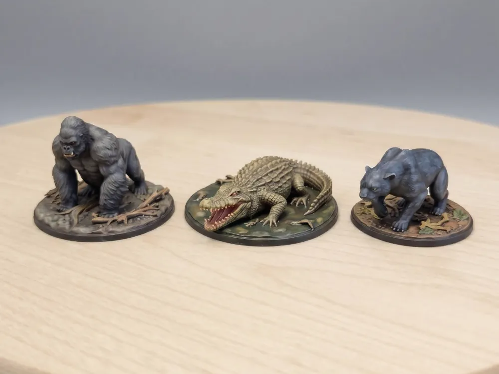 Dark Wilderness: Wild Animals #5 - Free 3D Print Model - MakerWorld