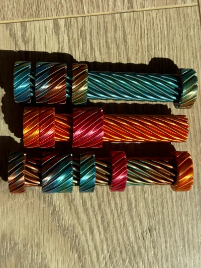 Spiral twist widget, single or double slides - Free 3D Print Model ...
