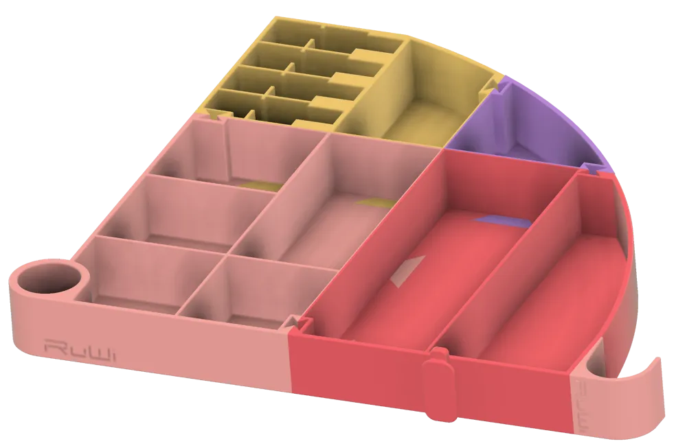 Bambulab X1-P1 rotating drawer (Idee Creality) by MrtAlways MakerWorld ...