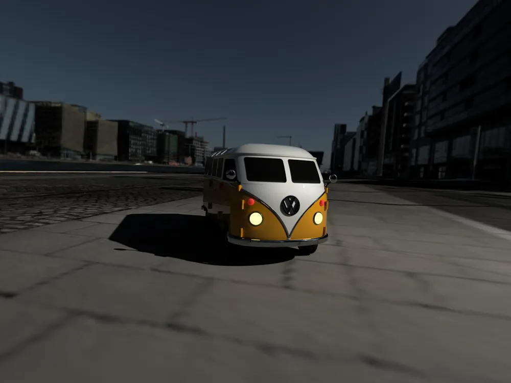 Volkswagen T1 Microbus - Free 3D Print Model - MakerWorld