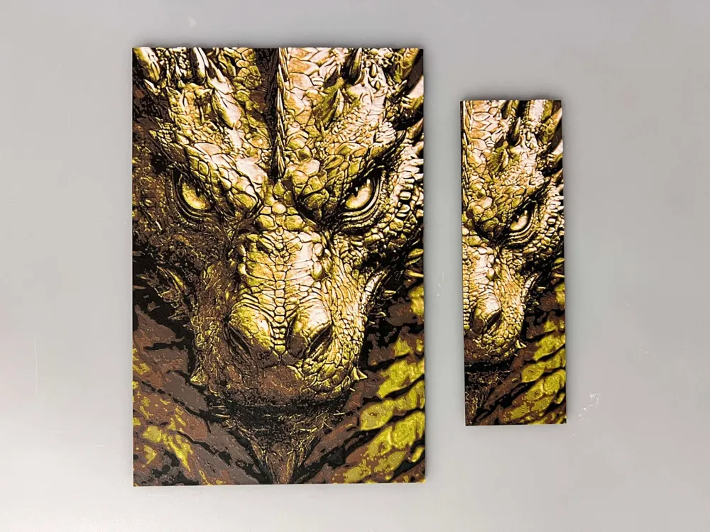 Fourth Wing Feathertail Dragon Depiction- Bookmark by 3djd MakerWorld ...