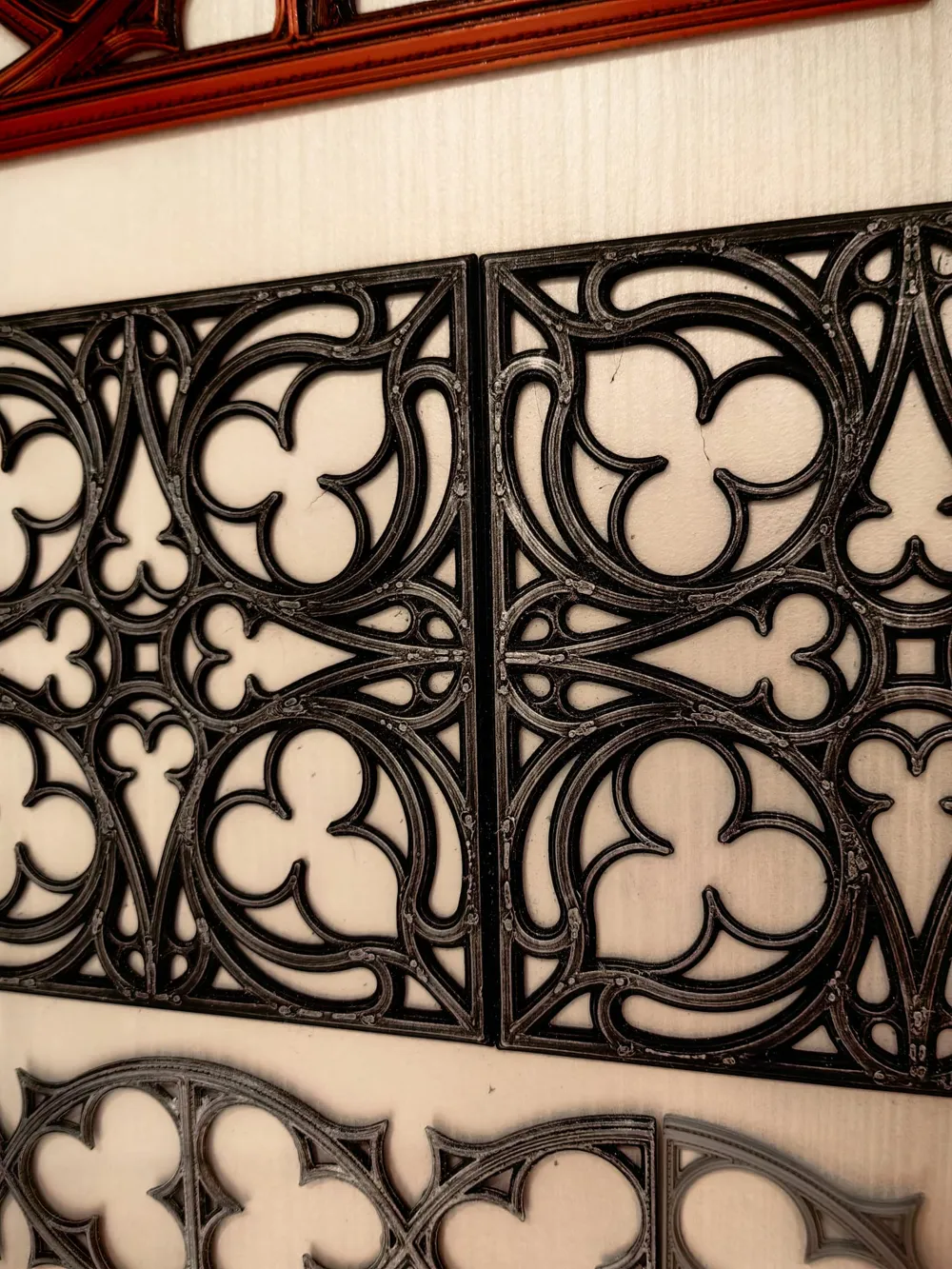 Gothic Tracery Wall Panels – Decorative Tile Set - Free 3D Print Model ...