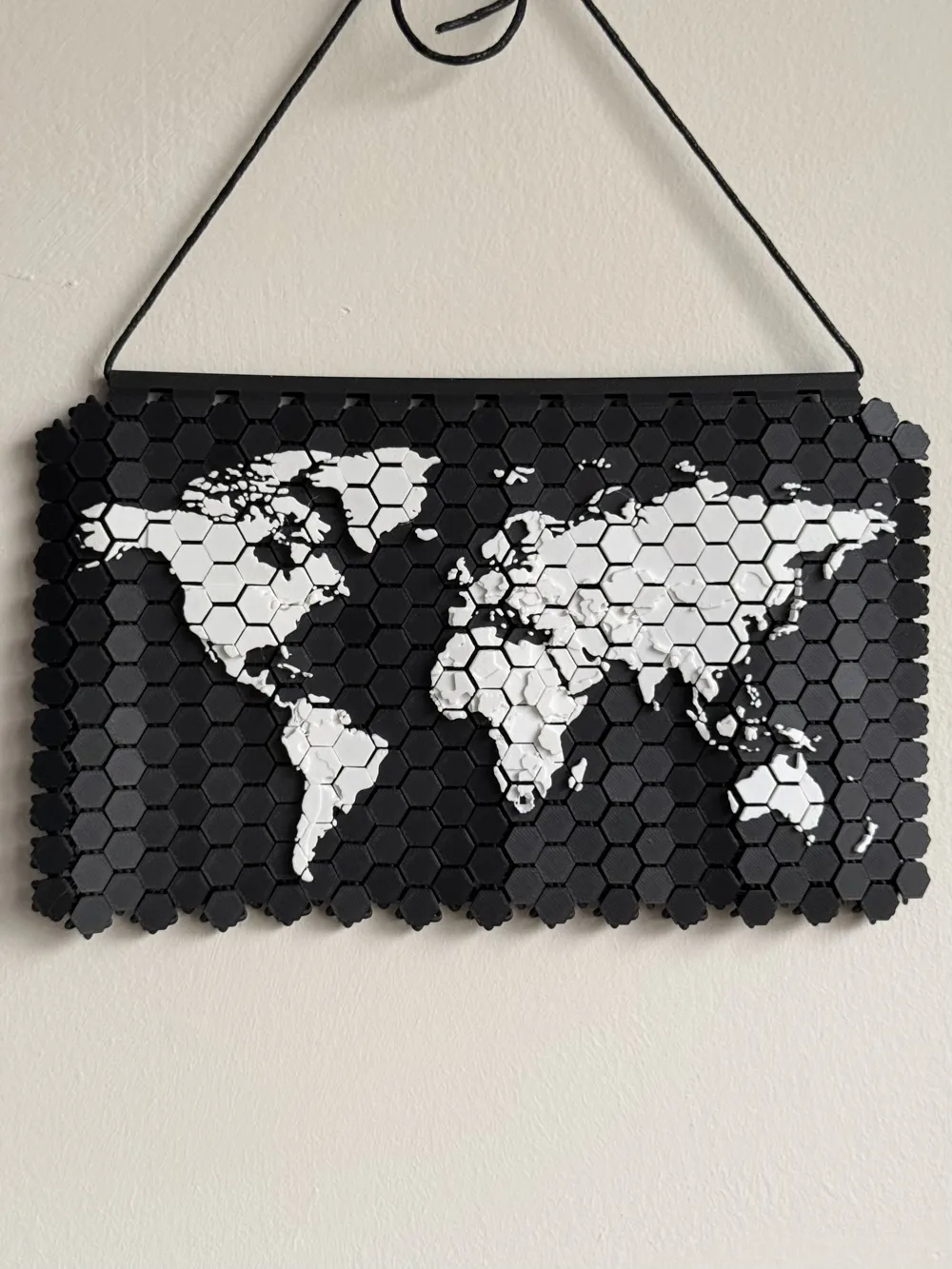 Flexible World Map Art (NASA-Style Fabric) - Free 3D Print Model ...