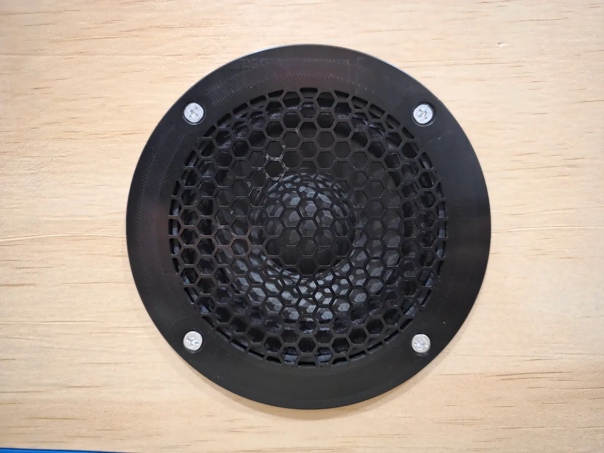 4 Inch Speaker Grill and Hole Cutting Template - Free 3D Print Model ...
