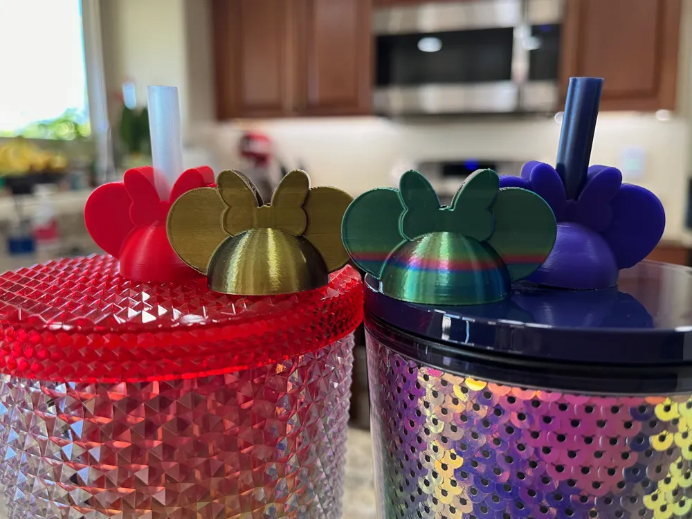 Disney Straw Topper Remixed by DJMOJO MakerWorld: Download Free 3D Models