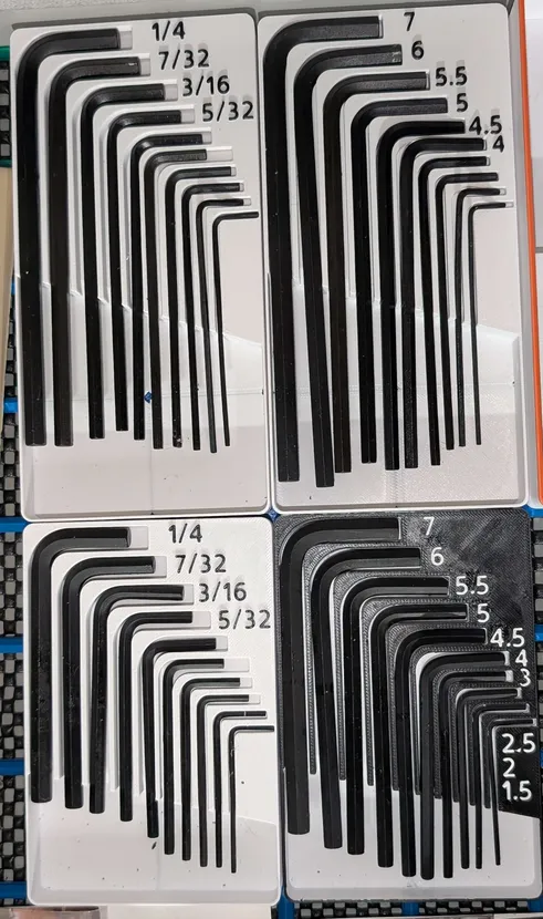 Allen Wrench Metric Short Organizer Gridfinity by Helpful Berry ...