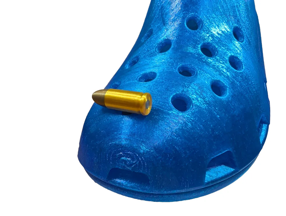 9mm Bullet Croc Shoe Charm (Jibbitz) by sidbarret007 - MakerWorld