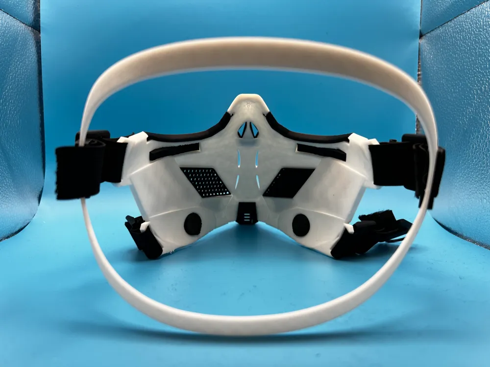 Tactical Airsoft Cyberpunk Cosplay Mask - Free 3D Print Model - MakerWorld