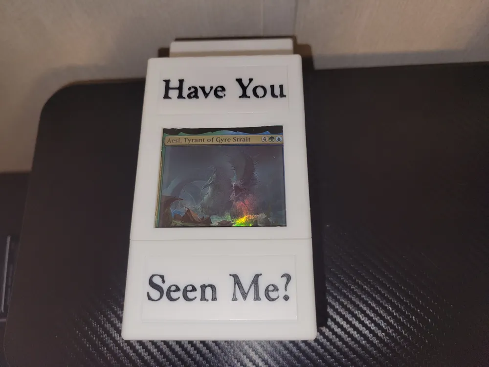 MTG MilkBox DeckBox (Version 2), Now With Storage! by Dr_EGfish - MakerWorld