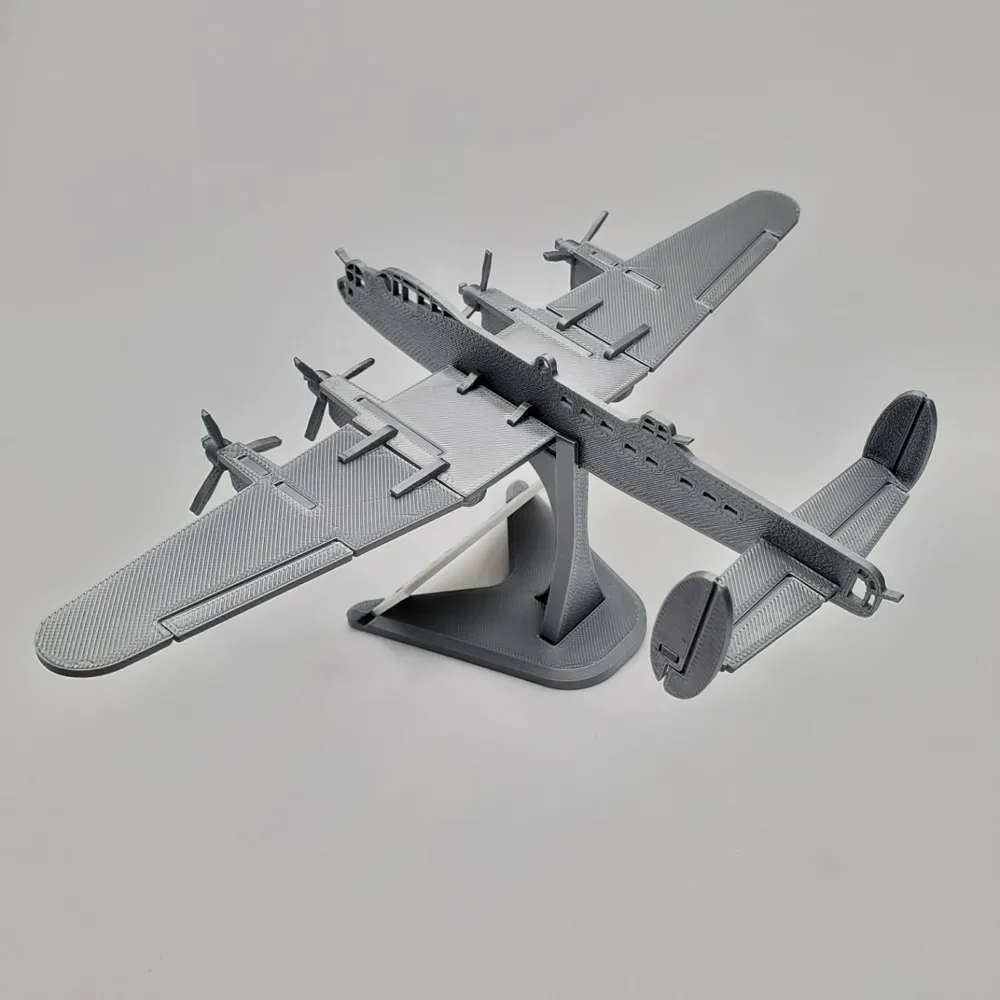 Avro Lancaster RAF WWII Bomber Model Plane Kit by Fight2Fly - MakerWorld