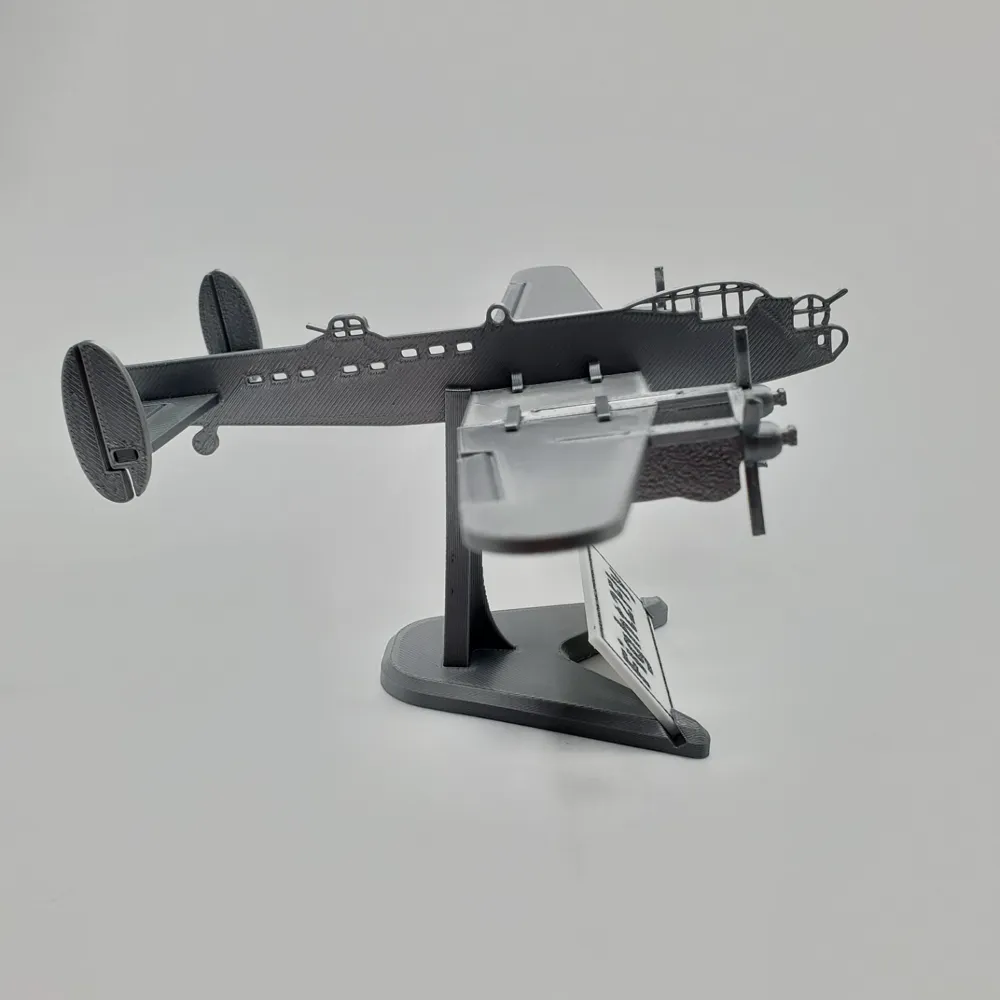 Avro Lancaster RAF WWII Bomber Model Plane Kit by Fight2Fly - MakerWorld