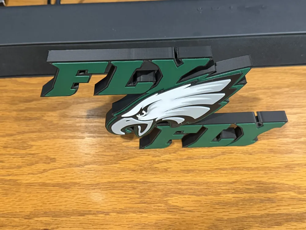 Fly Eagles Fly Fan Art - Free 3D Print Model - MakerWorld