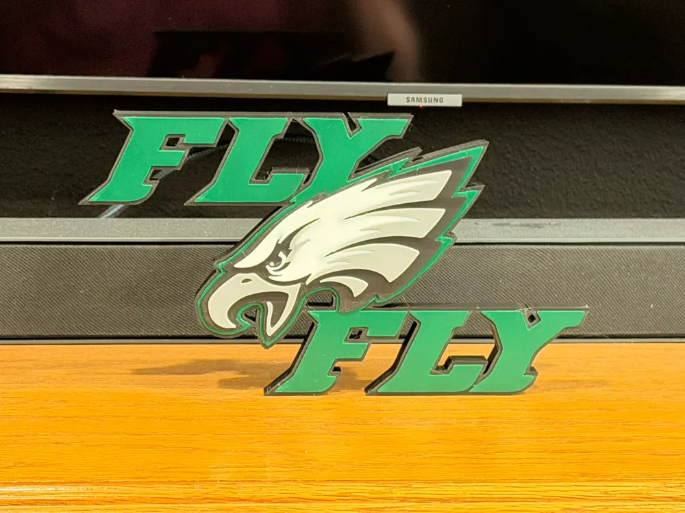 Fly Eagles Fly Fan Art - Free 3D Print Model - MakerWorld