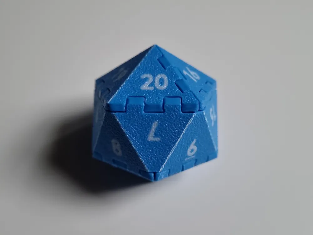 D20 Kitcard Jumbo Spindown V1 by Tjoene MakerWorld: Download Free 3D Models