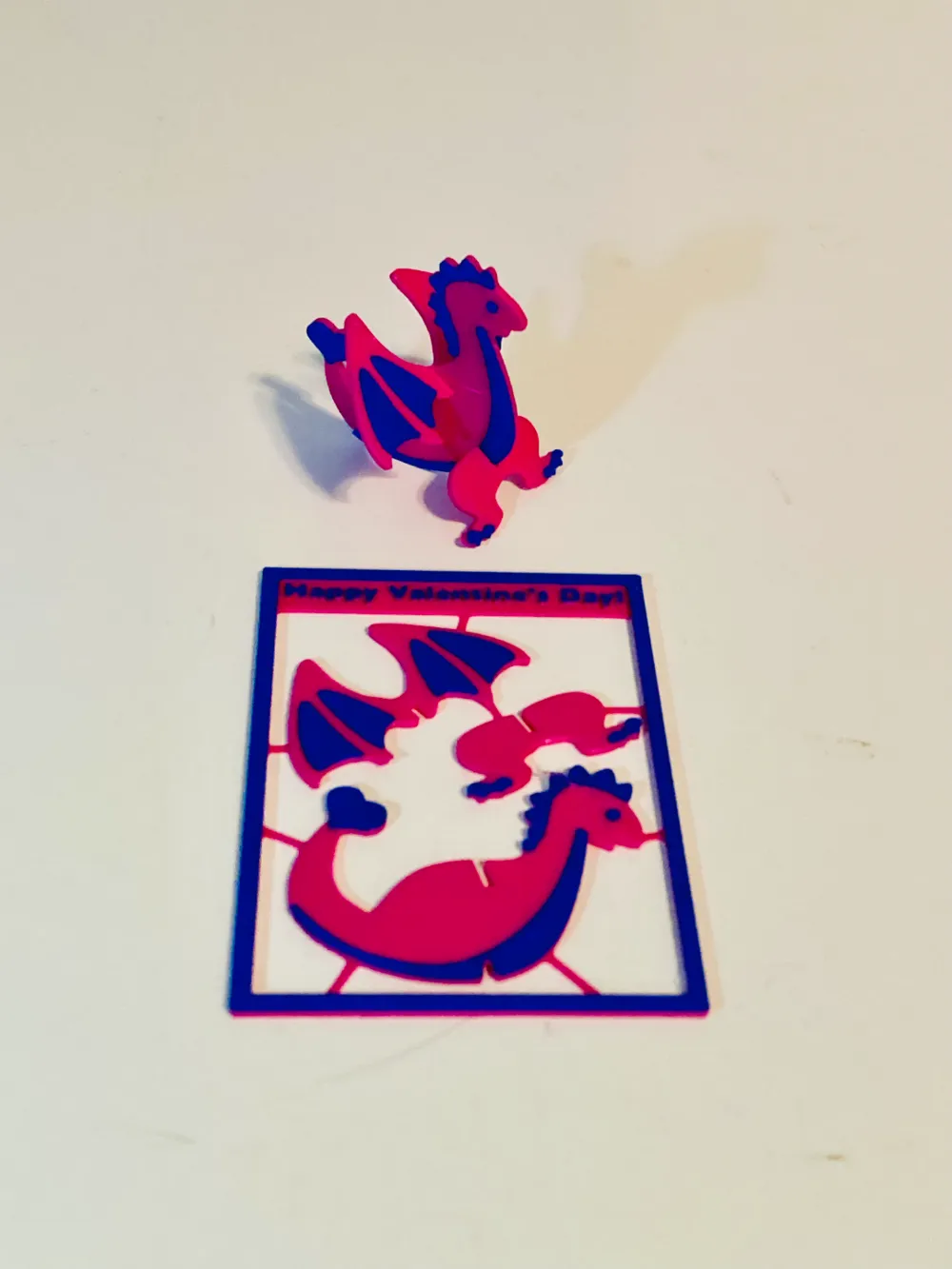 Dragon My Heart Around Kit Card - Free 3D Print Model - MakerWorld