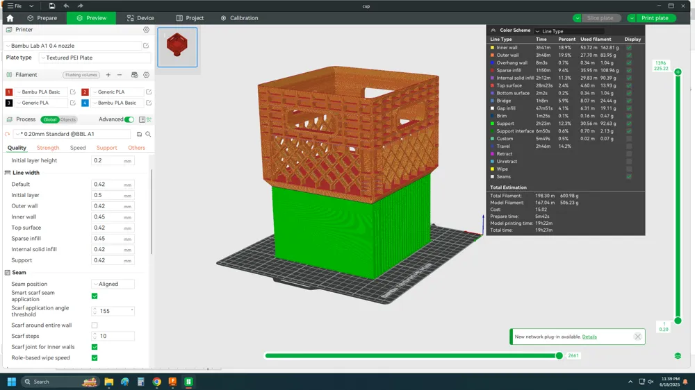 Milk Crate Gallon Jug Cup holder Adapter - Free 3D Print Model - MakerWorld