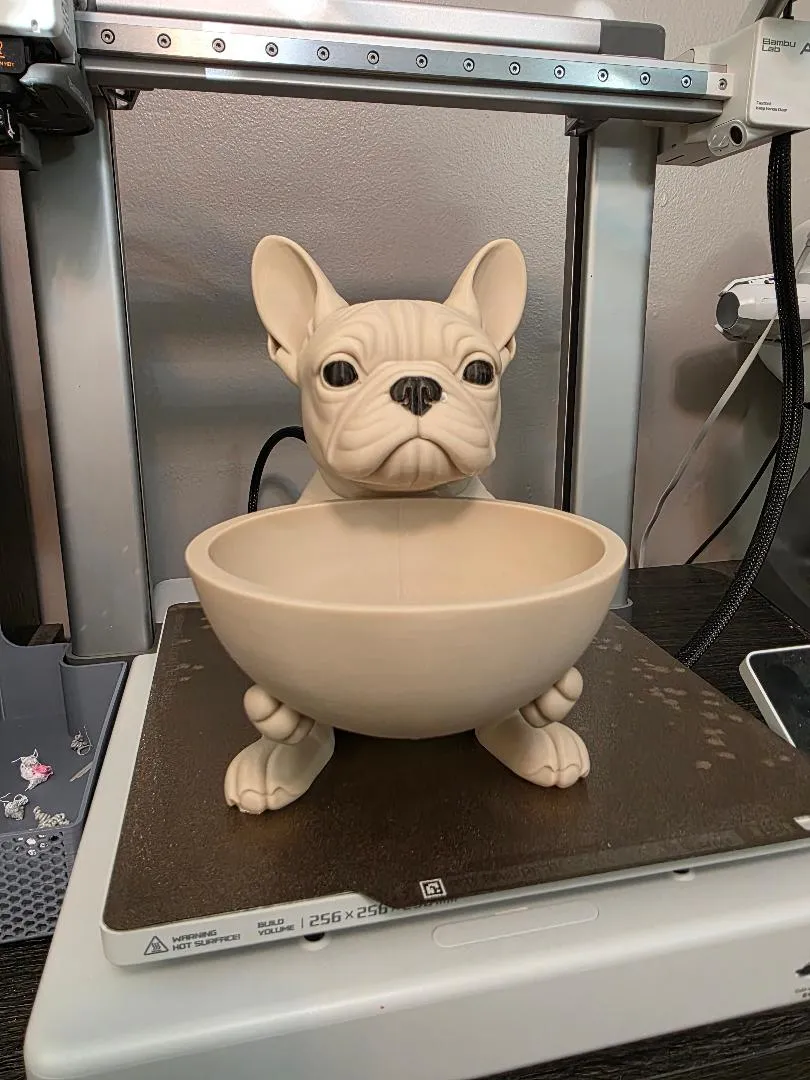 French Bulldog Candy Bowl - Free 3D Print Model - MakerWorld